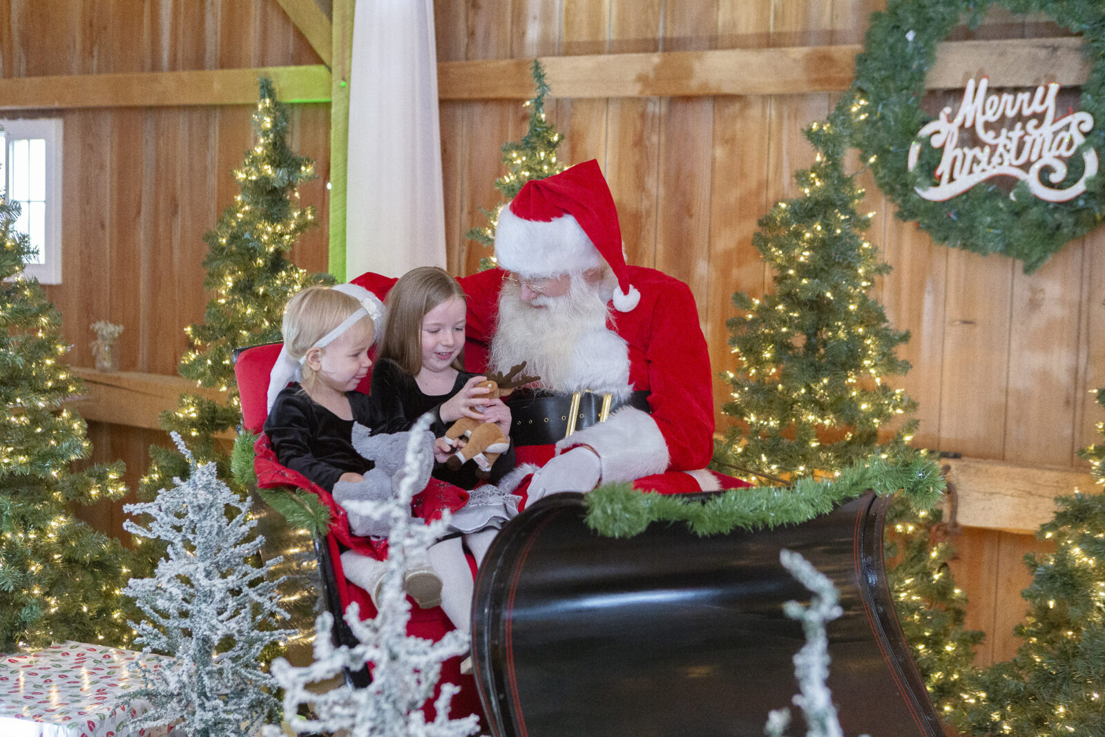 Santa at the Barn |The Old Gray Barn| Ashley Renee Photography | Ashley ...